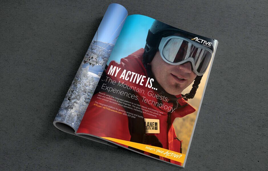 What's Your ACTIVE? advertisement | Lumen Marketing portfolio