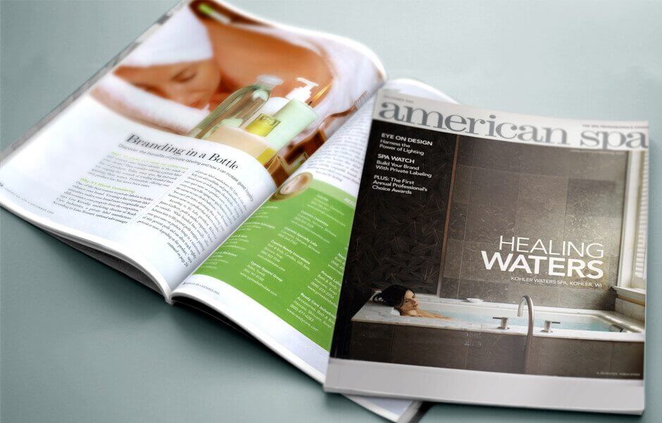 American Spa Magazine interview | Lumen Marketing portfolio